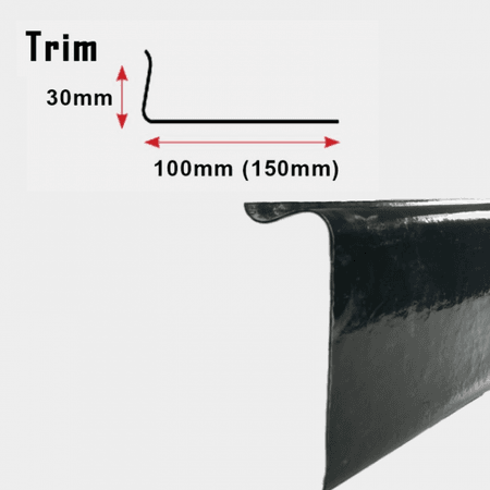 Fibreglass GRP C100 Simulated Lead Edge Trim - 3m only £13.85