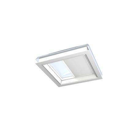 VELUX Solar Light Dimming Energy 'White Line' Flat Roof Window Blind ...