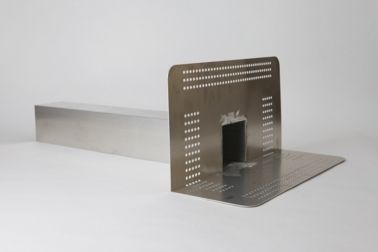 Areco Aluminium Parapet Outlet. Square. 100x100mmx900 Spigot only £107.52