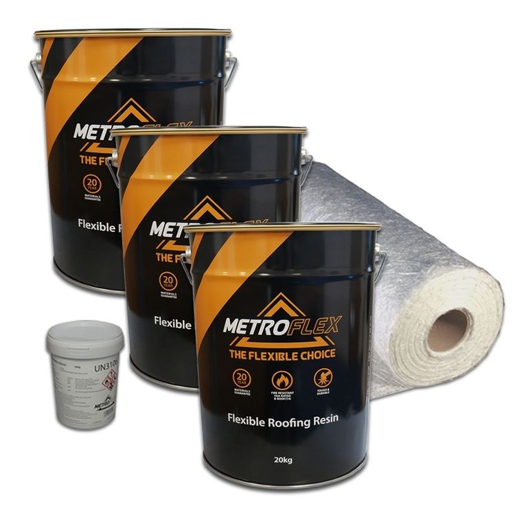Metroflex Fibreglass Roof Kit (No Primer) - Anthracite Grey from £147.87