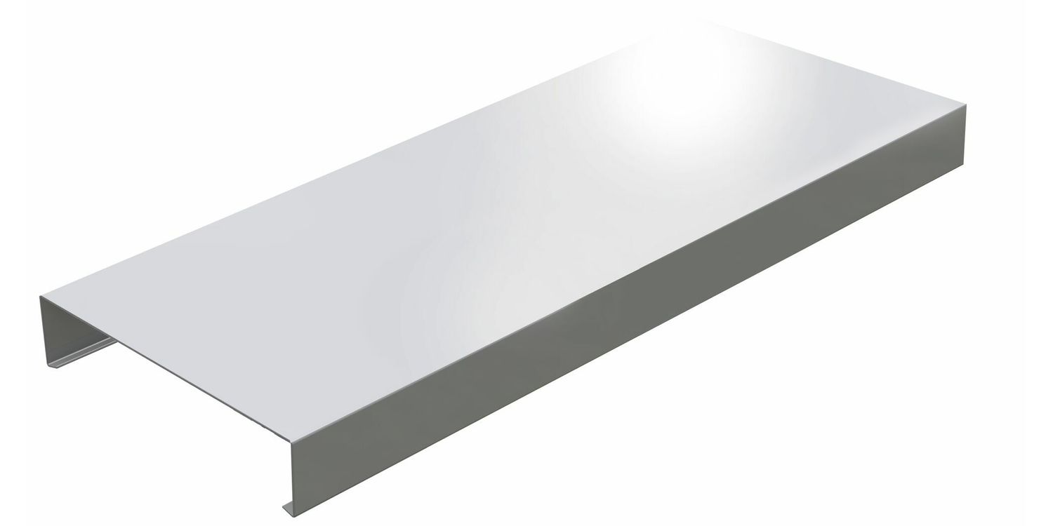 Alumasc Skyline Standard Sloping Coping 2m (includes fixing straps ...