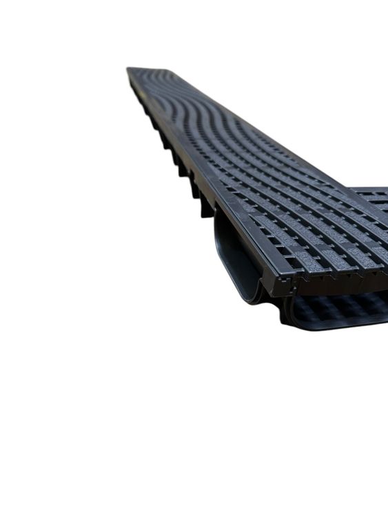 DekDrain Vela A15 Linear Bar Wave Heel Grate (1000mm x 121mm) from £6.36