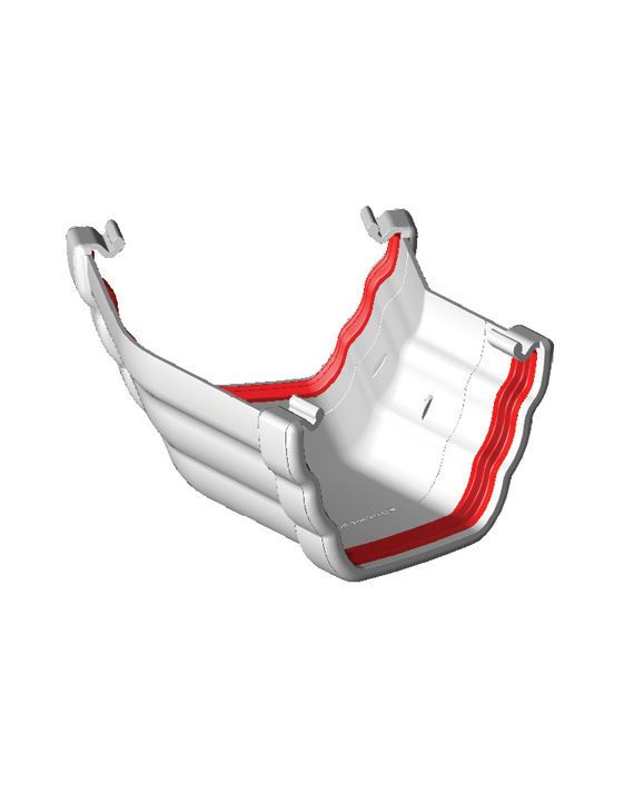Freeflow 135mm uPVC Ogee To Square Gutter Adaptor from £12.14