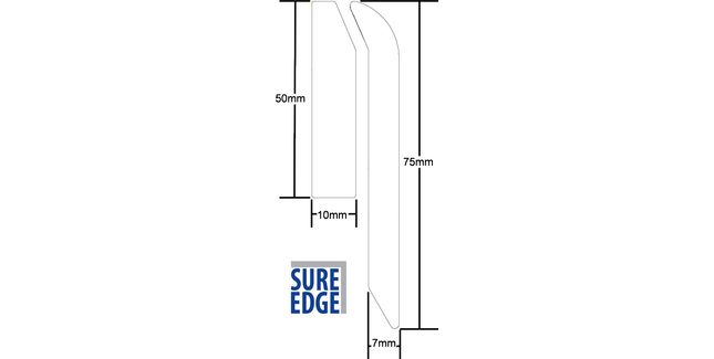 Sure Edge Gutter Drip Trim (2m) with Joint Clips from £15.48