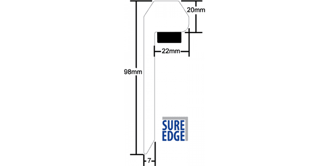 Sure Edge Kerb Trim (2m) with Joint Clips from £15.48