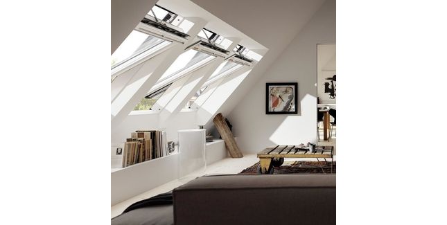 VELUX GGL UK10 206821U White Painted Centre Pivot INTEGRA Electric ...
