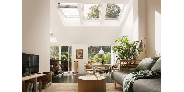 VELUX GGL CK01 207021U White Centre Pivot INTEGRA Electric Window ...