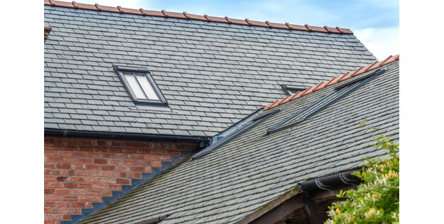 SSQ Matacouta Heavy Spanish Slate Roof Tile - Blue/Black (500mm x 250mm ...