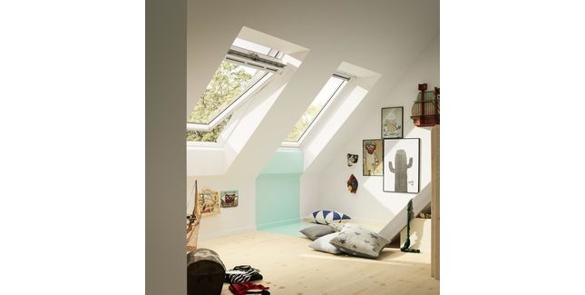 VELUX GGL UK10 207021U White Painted Centre Pivot INTEGRA Electric ...