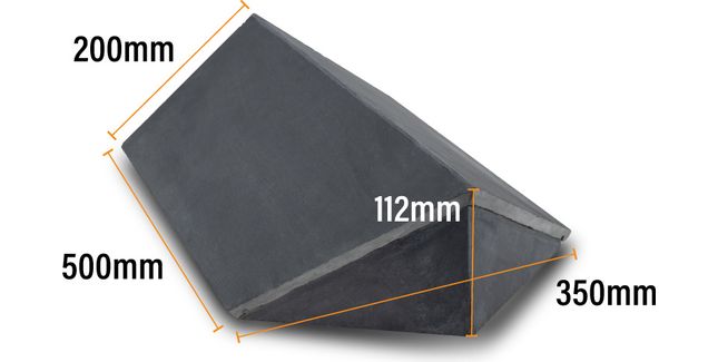 Mayan Natural Slate Classic RealRidge Hip End Tile - Graphite from £35.36