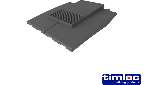 Timloc Plain Tile Vent 333mm x 121mm x 334mm (Box of 14) from £249.59