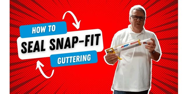 ARP Sentinel Snap-Fit PPC Aluminium Beaded Half Round Gutter from £18.00