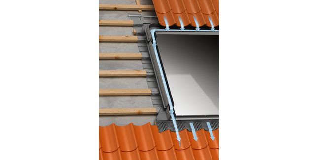 VELUX EDW MK27 2000 Pro+ Profiled Tile Flashing Set (includes BFX & BDX ...