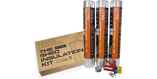 SuperFOIL Shed Insulation Kit (21m2) only £62.25