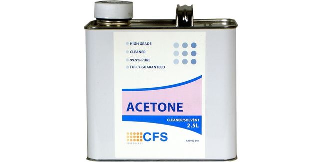 Pure Acetone Brush Cleaner / Solvent from POA