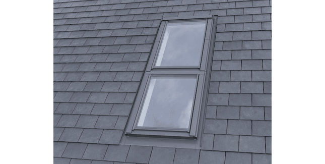 DAKEA 'Vision Energy' Sloped Fixed Roof Window - 78cm x 98cm (Natural ...