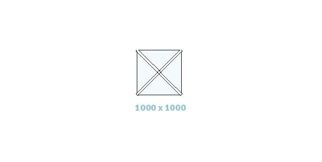 Atlas Aluminium Double Glazed Modern Square Roof Lantern from £723.18