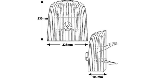 Farbo Plastic Parapet Click Leaf Guard only £67.39