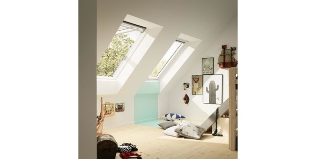 VELUX GPL MK08 2070 White Painted Top Hung Window - 78cm x 140cm only £ ...