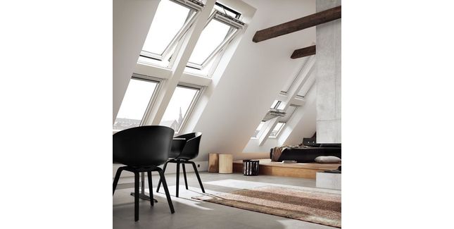 VELUX GGL UK08 207021U White Painted Centre Pivot INTEGRA Electric ...