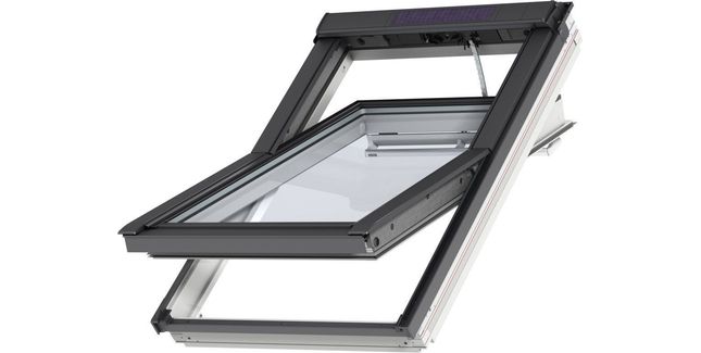VELUX GGL FK08 206630 White Painted Centre Pivot Solar INTEGRA Window ...