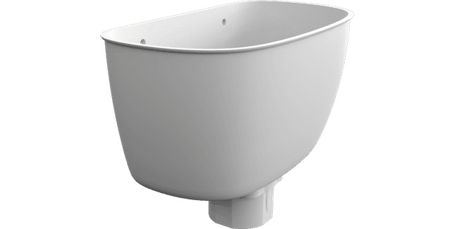Freeflow 114mm uPVC Round Rainwater Hopper from £8.61