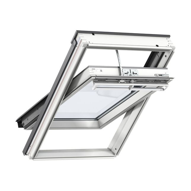 VELUX GGL PK25 206821U White Painted Centre Pivot INTEGRA Electric ...